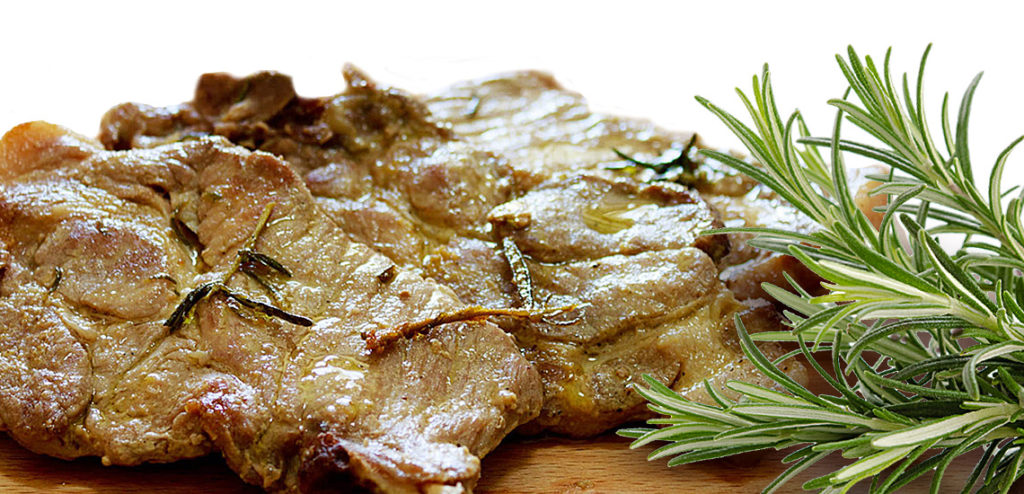 Fettine di coppa di maiale con aglio, olio e rosmarino | Macellerie del ...