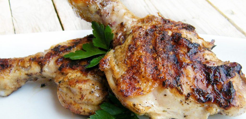 Cosce di pollo alla griglia con pelle croccante | Macellerie del Contadino